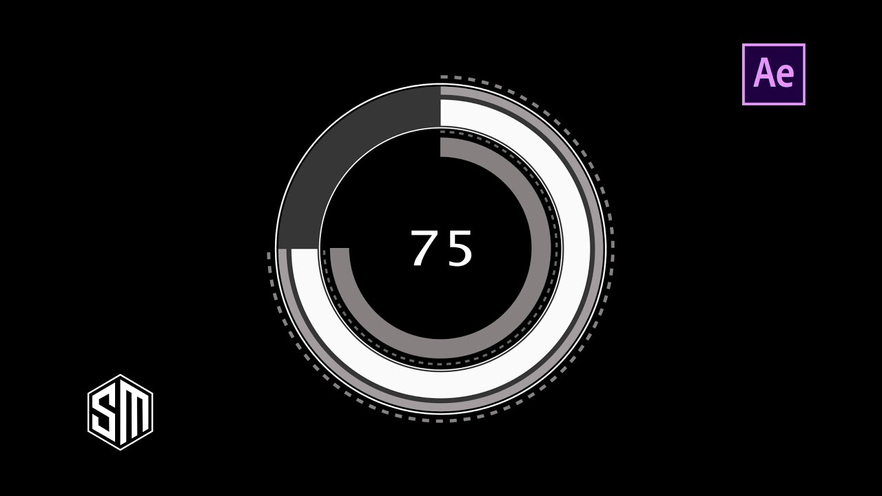 Circular diagram tutorial in After Effects. - YouTube