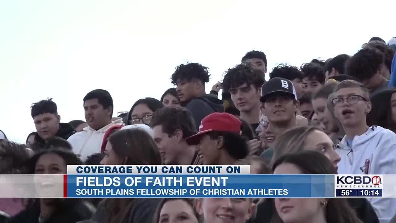 Christian athletes come together for Fields of Faith event - YouTube