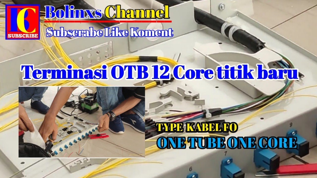 Terminasi OTB 12 Core Titik Baru || Proses Splicing FO Part 5 - YouTube