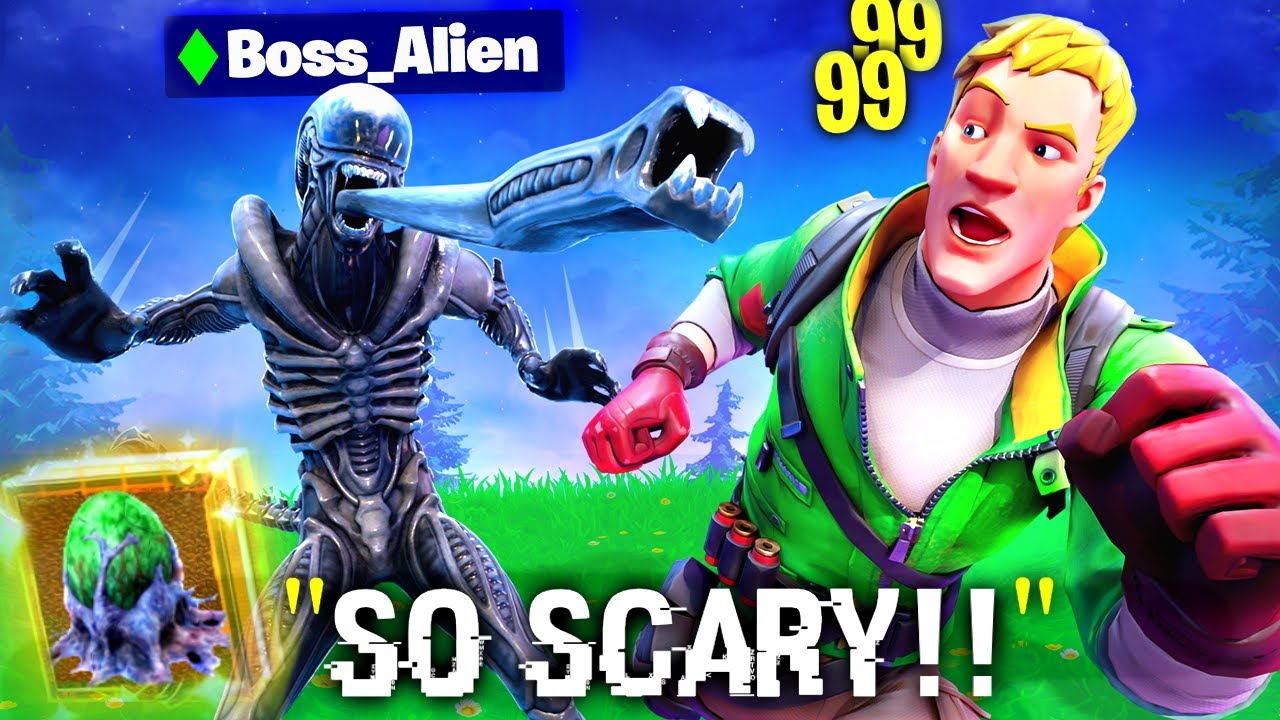 I Pretended To Be BOSS Alien In Fortnite - YouTube