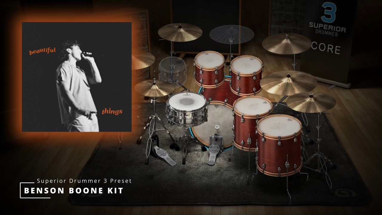 Benson Boone Kit for Superior Drummer 3 - CORE Library Only - YouTube