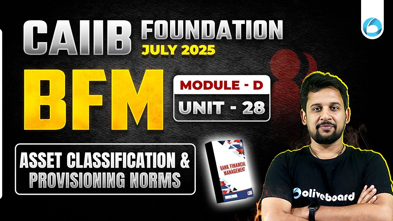 CAIIB July 2025 BFM Module D Unit 28 | CAIIB Online Classes 2025 | By Rajeev Sir - YouTube