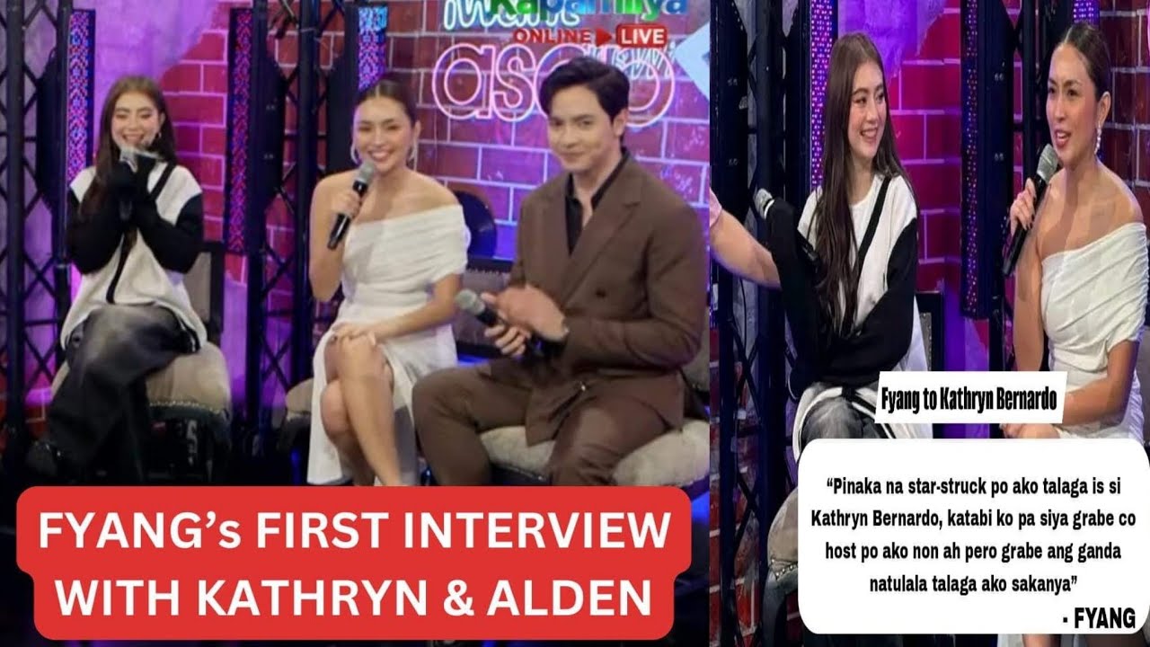 FYANG x KATHRYN IN ONE FRAME! FYANG Co Host sa I WANT ASAP with KATHDEN ...