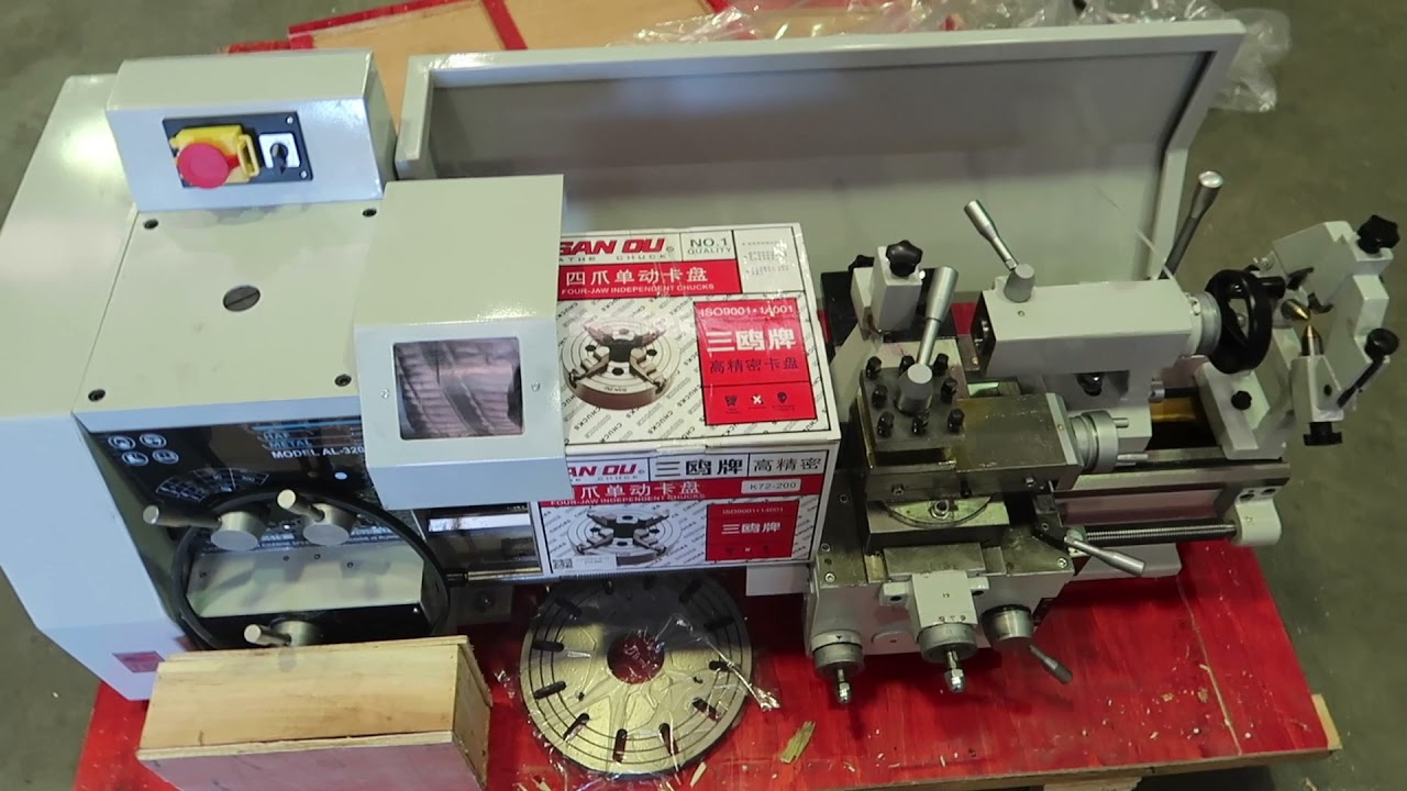 Sailing Kulali - Unboxing AL-320G Hafco Lathe - Day 10 - YouTube