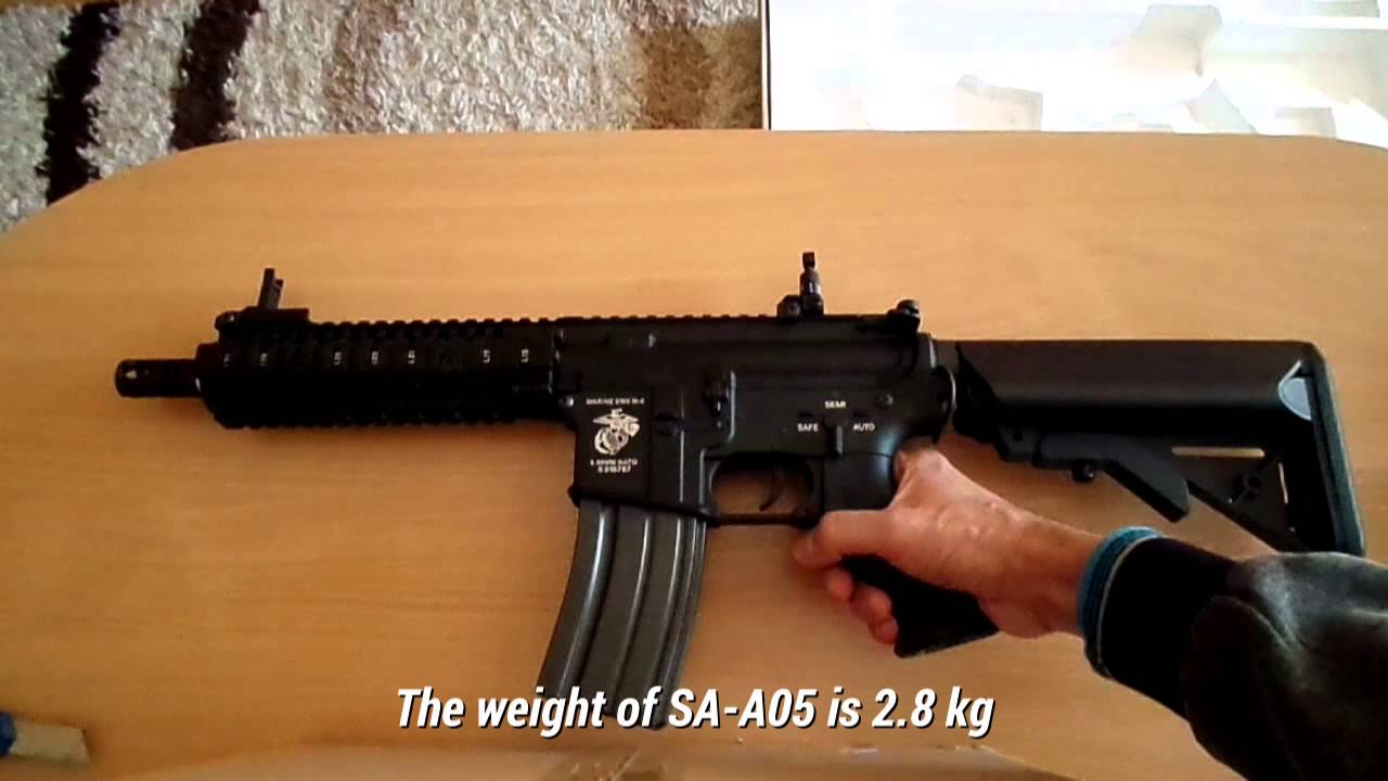 Specna Arms SA-A05 Airsoft weapon review - YouTube