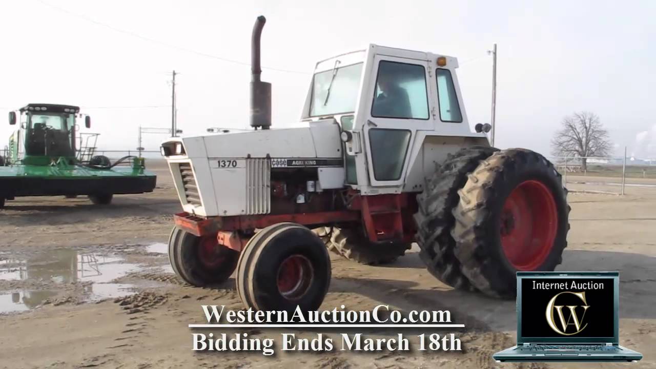 Lot 30 Case Agri King 1370 Farm Tractor - YouTube