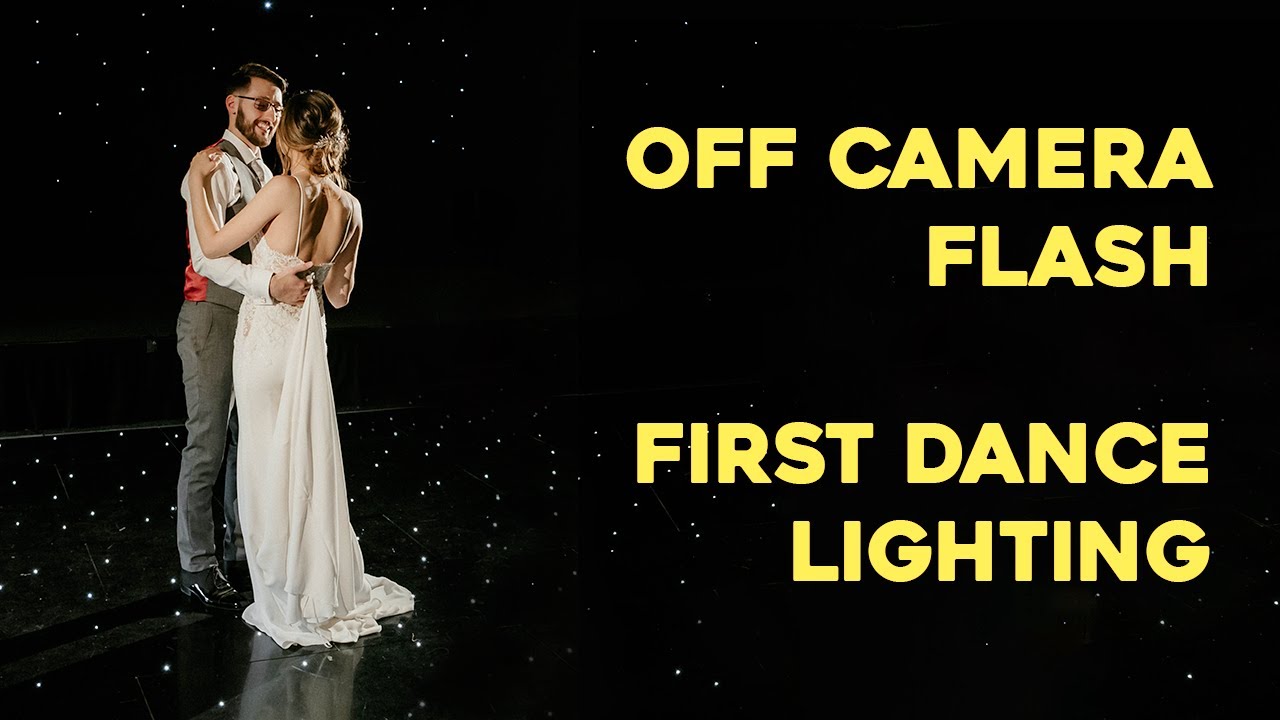 EASY First Dance Lighting Setup - Off Camera Flash Method (Fujifilm ...