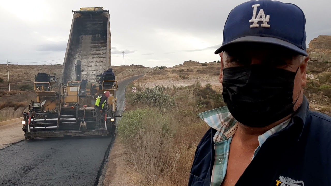 Mina la Colorada el tendido de Carpeta Asfáltica en el libramiento a ...