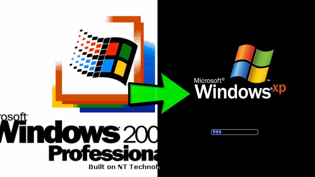 Upgrading From Windows 2000 to Windows XP - YouTube