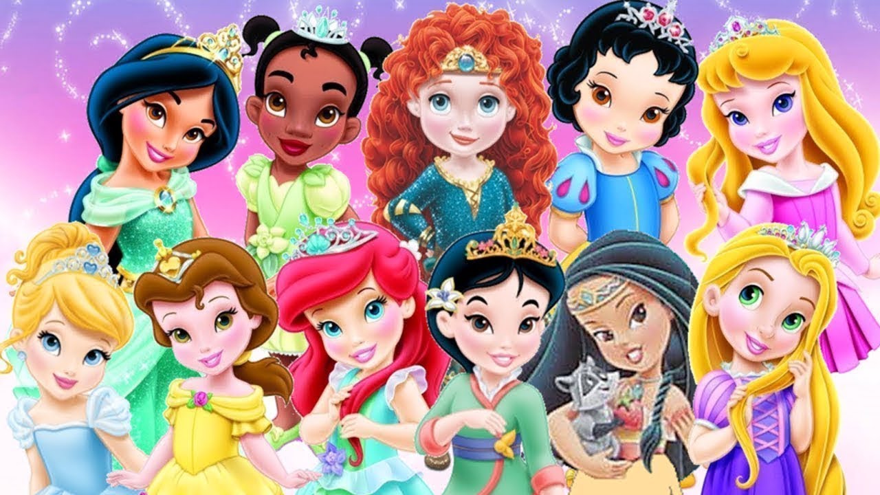 Disney Princesses Family and more | Songs for Kids - YouTube