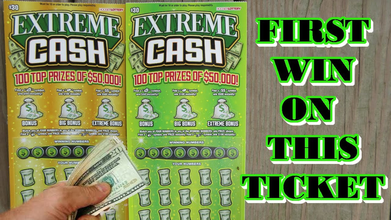 Awesome FIRST WIN On The NEW $30 "EXTREME CASH" Scratch Off Lottery ...