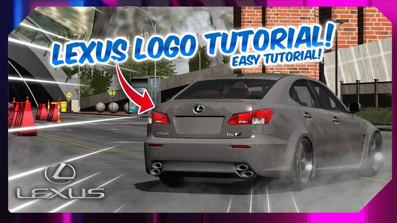 Lexus ls F Logo Tutorial Car Parking Multiplayer - YouTube