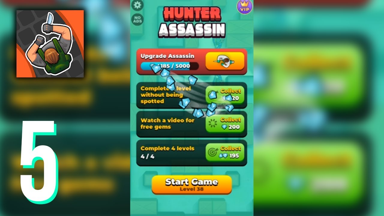 Hunter Assassin - Gameplay Walkthrough Part 5 (Android, iOS) - YouTube