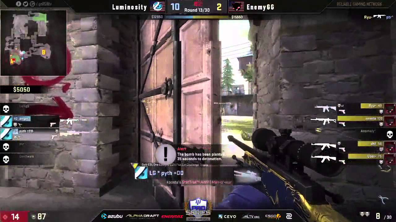$10,000 RGN NA Pro Series Upper Bracket Ro8 EnemyGG vs Luminosity bo3 ...