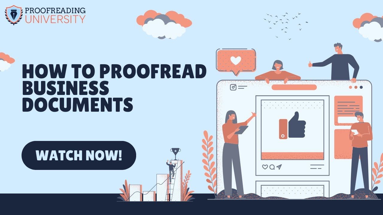 How to Proofread Business Documents - YouTube