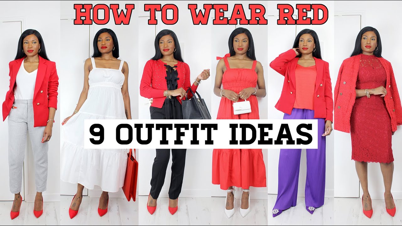 HOW TO WEAR RED WITH 9 STYLISH OUTFIT IDEAS | INSPIRATION | ABIGAIL ...