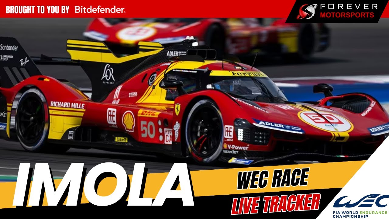 WEC 6 HOURS OF IMOLA RACE LIVE | WEC Series Live Tracker - YouTube