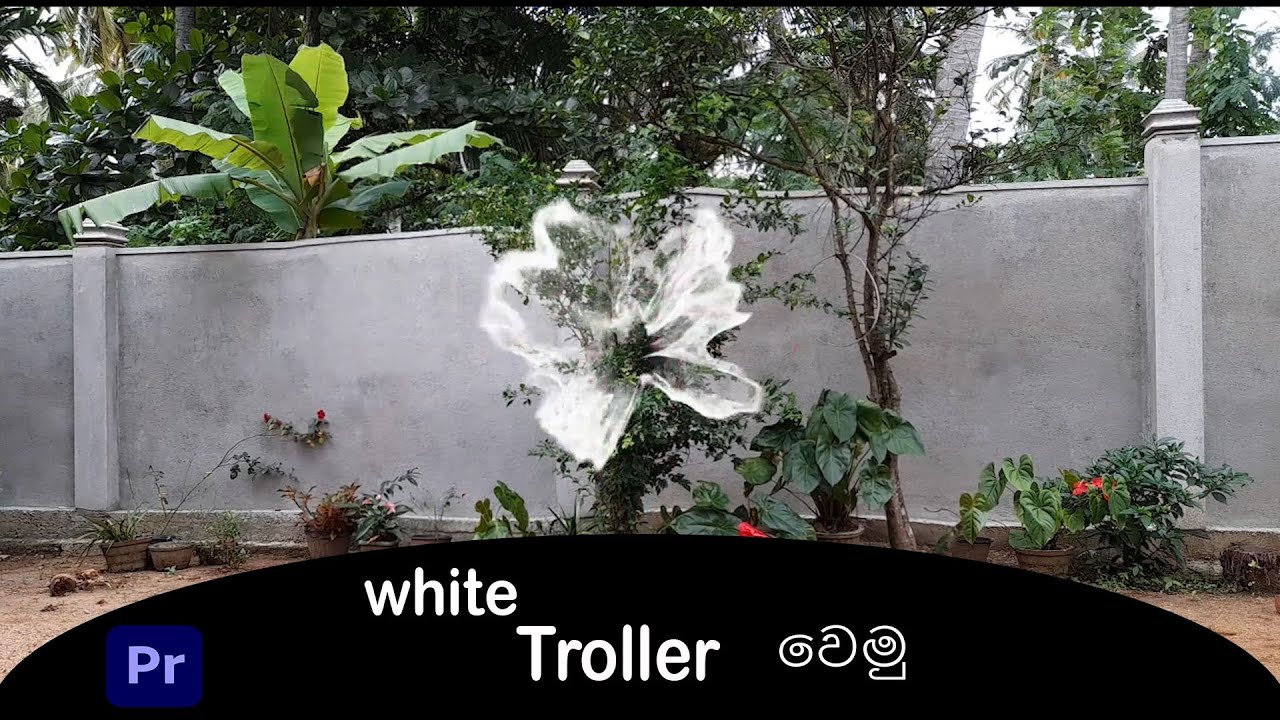 How create a white troller video in premiere pro/in sinhala/from pabaya ...