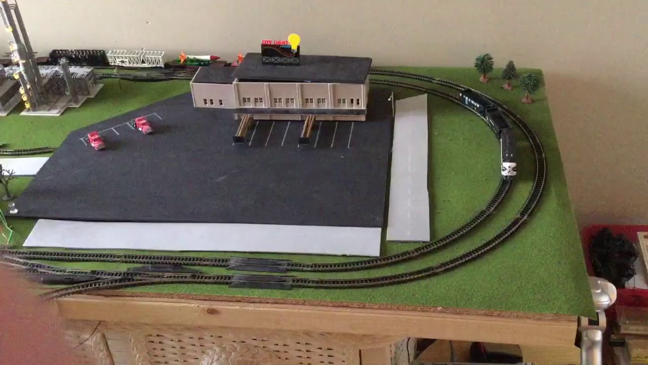 C & L Layout #16 - 2' x 4' - Model Railroad N Scale - Baseball Field ...