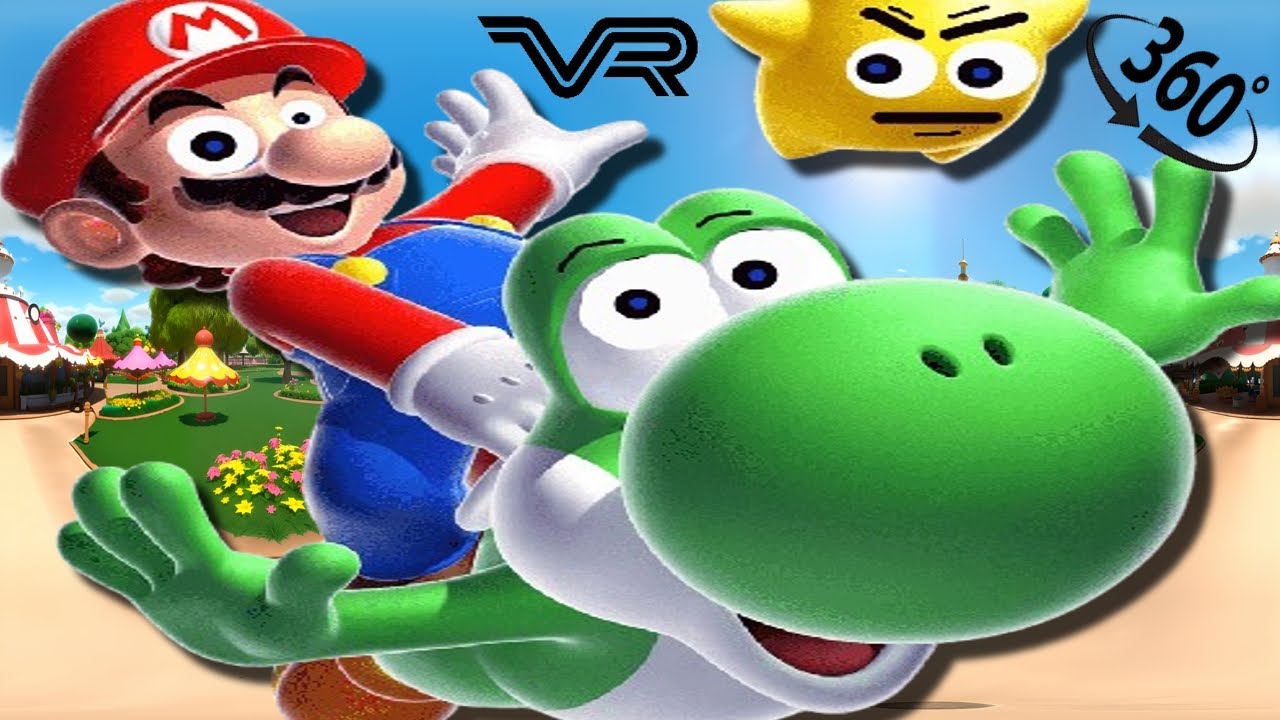 Find Mario and Yoshi in 360° VR Animation Super Mario - YouTube