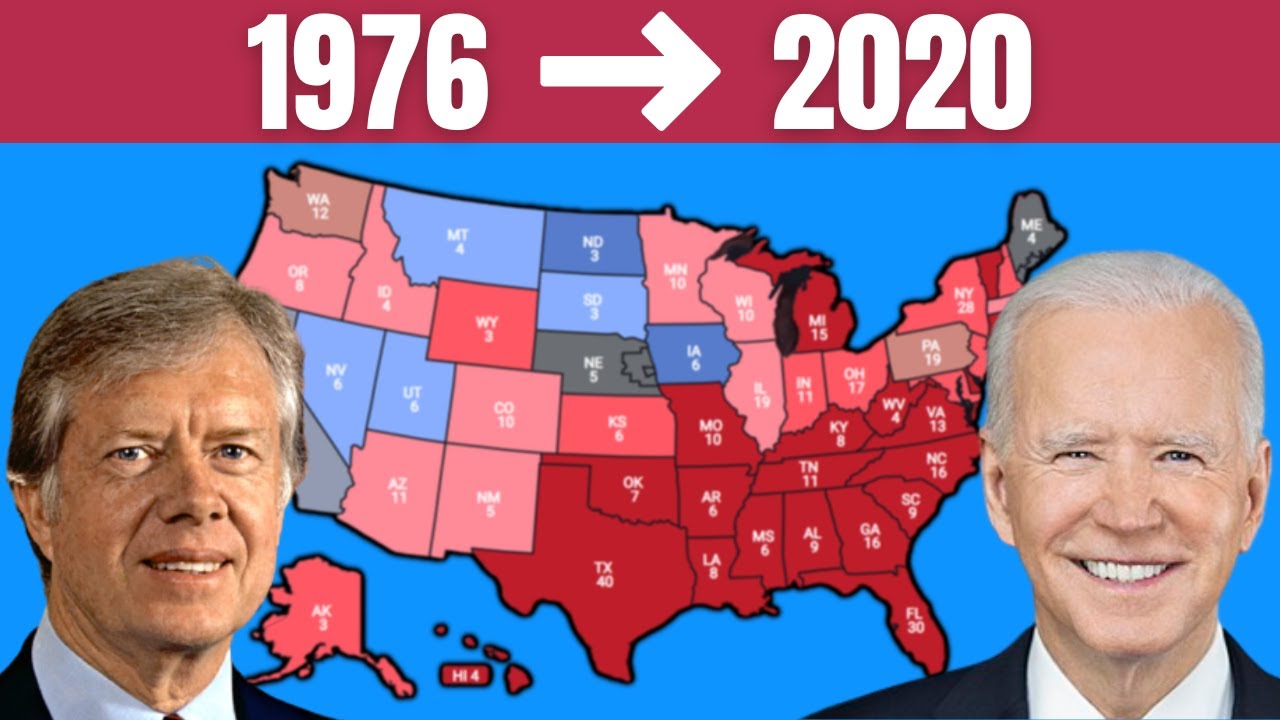 Political Shifts | President | 1976 - 2020 - YouTube