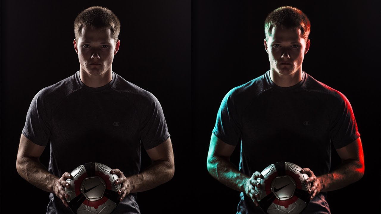 Simple Dual Lighting Effect in Photoshop | Photoshop Tutorial - YouTube