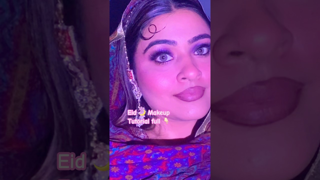 Eid 🌙 Makeup For Oily Skin #makeuptutorial #eid - YouTube