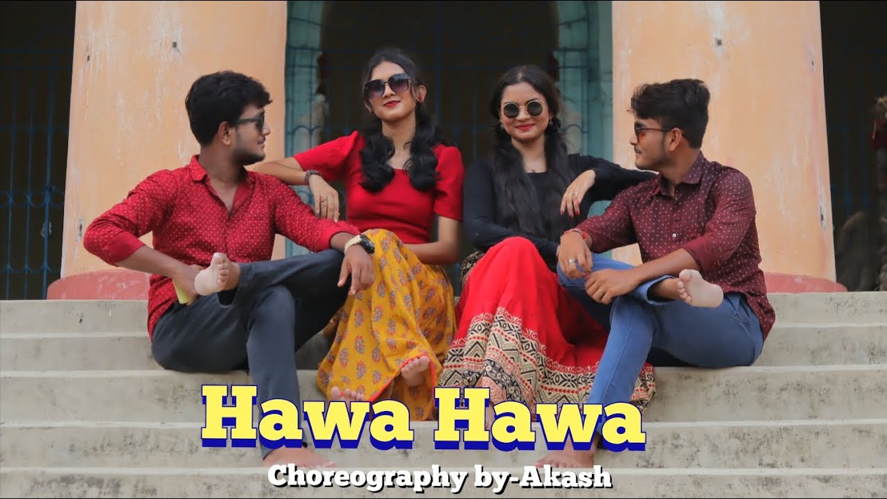 Hawa Hawa song I Choreography by- Akash I Akash I Aditi I Sudarshana I ...