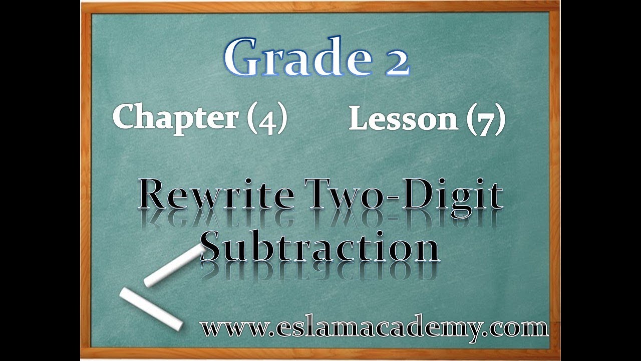 4-7 Rewrite Two-Digit Subtraction - YouTube