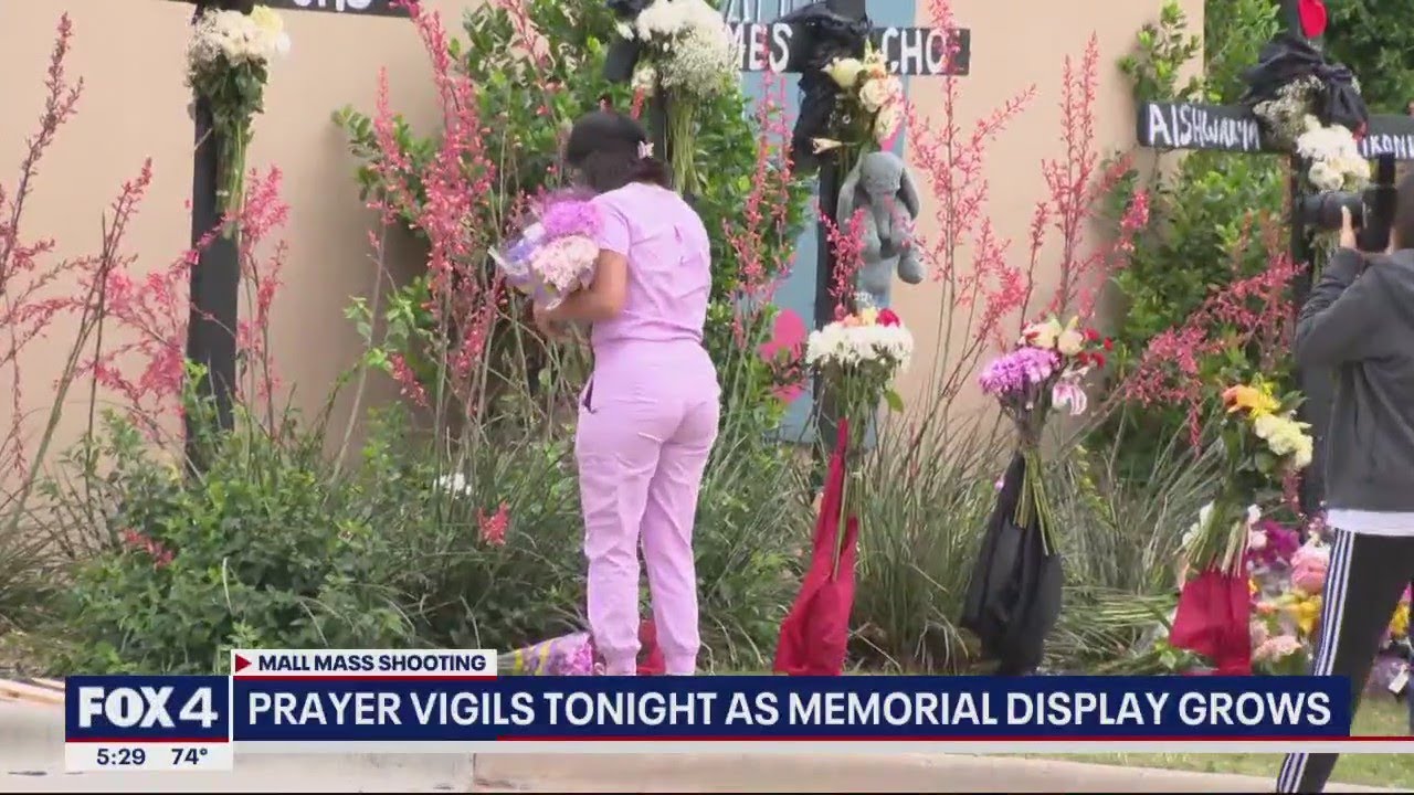 Allen Outlets shooting memorial continues to grow as community grieves ...