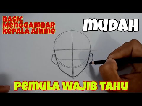 Cara Menggambar Kepala Anime menggunakan Pola Lingkaran untuk Pemula