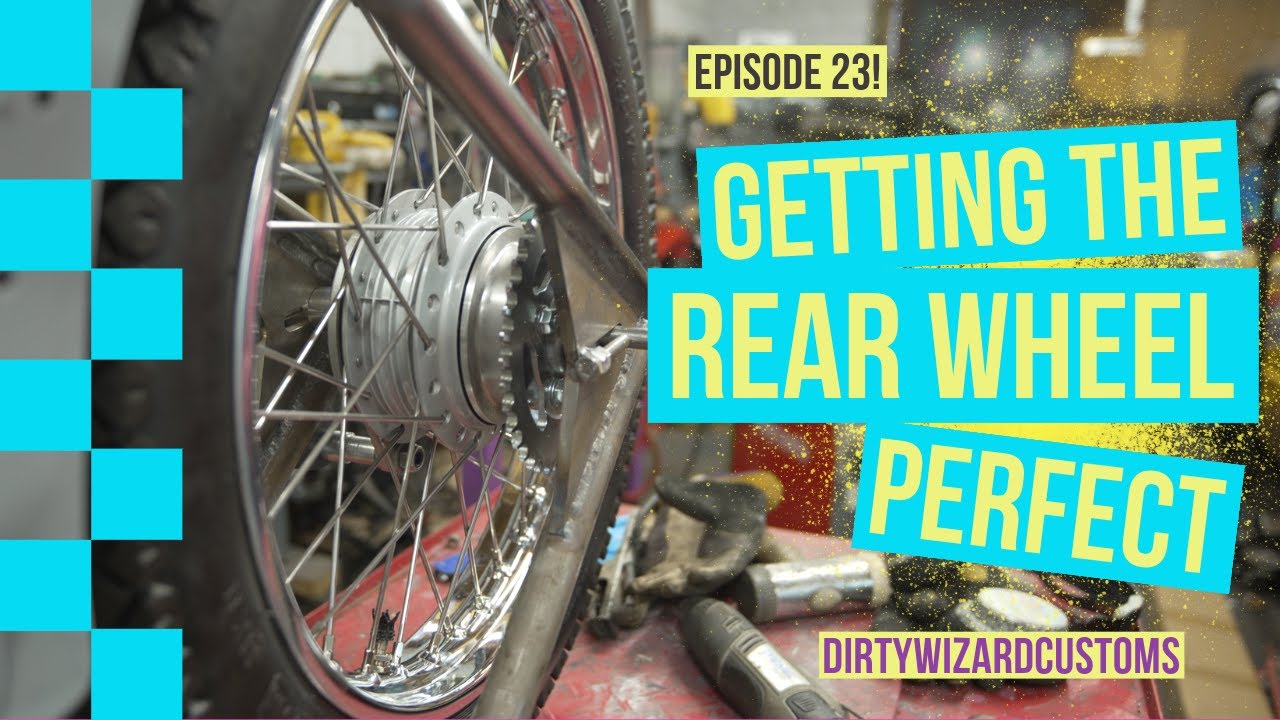 HOW-TO CENTRE A CHOPPER REAR WHEEL! Choppy Cub build PT 23 - YouTube