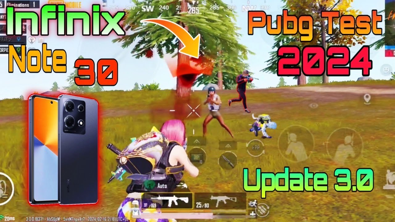 OMG😍infinix note 30 pubg fps | infinix note 30 pubg gyro test - YouTube