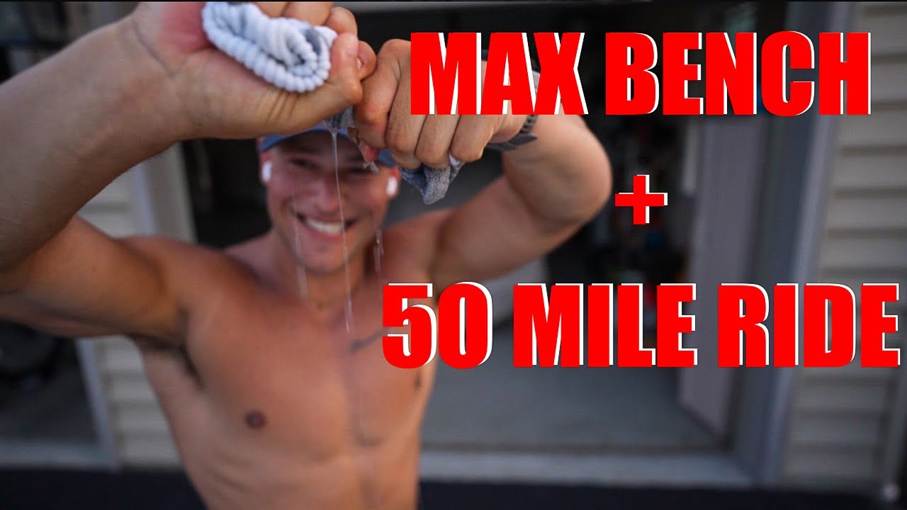 INTENSE IRONMAN TRAINING | 315lb + MAX BENCH PRESS & 50 MILES | - YouTube
