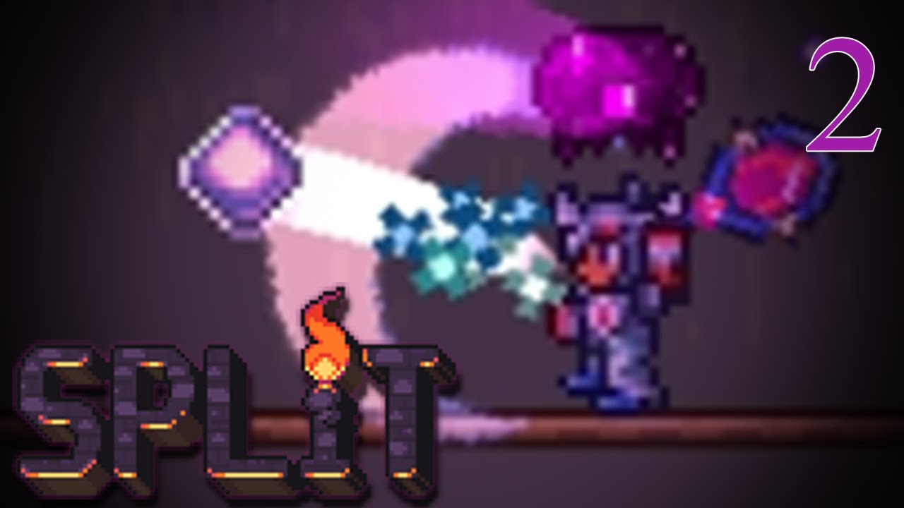 Terraria Split Mod Part 2 ไม้แบดลงมนต์ - YouTube