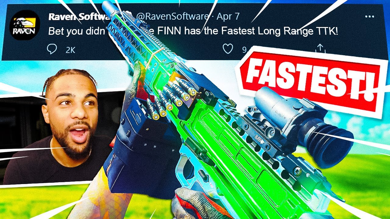 *BROKEN* the FASTEST KILLING LMG in Warzone Season 5 (Best Finn LMG ...