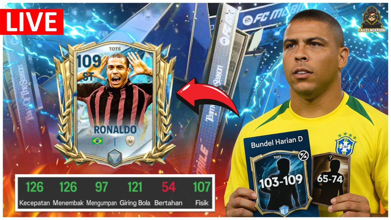 GACHA BUNDEL HARIAN TOTS !? MENCARI PEMAIN RONALDO R9 OVR 109 TERKUAT 😱 ...