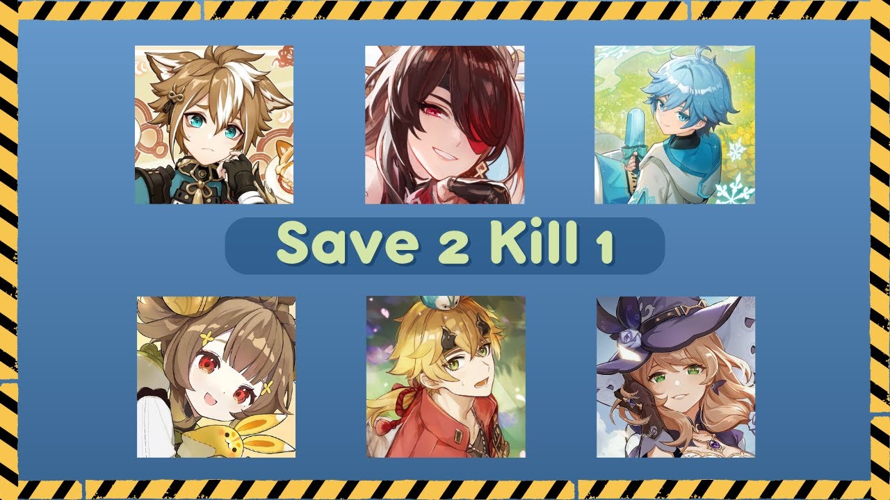 SAVE 2 KILL 1 | GENSHIN IMPACT PICK GAME - YouTube