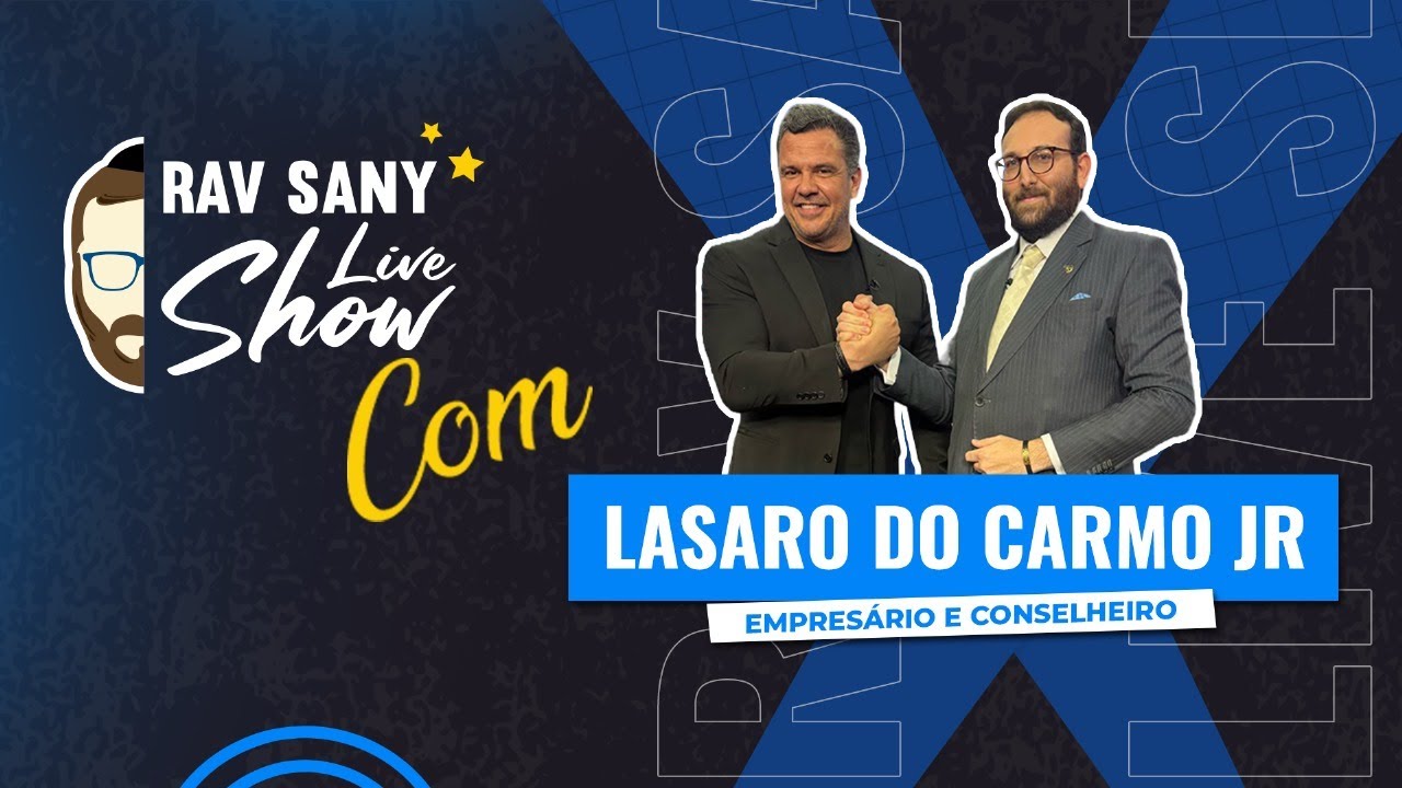 LASARO DO CARMO JR NA RAV SANY LIVE SHOW - YouTube