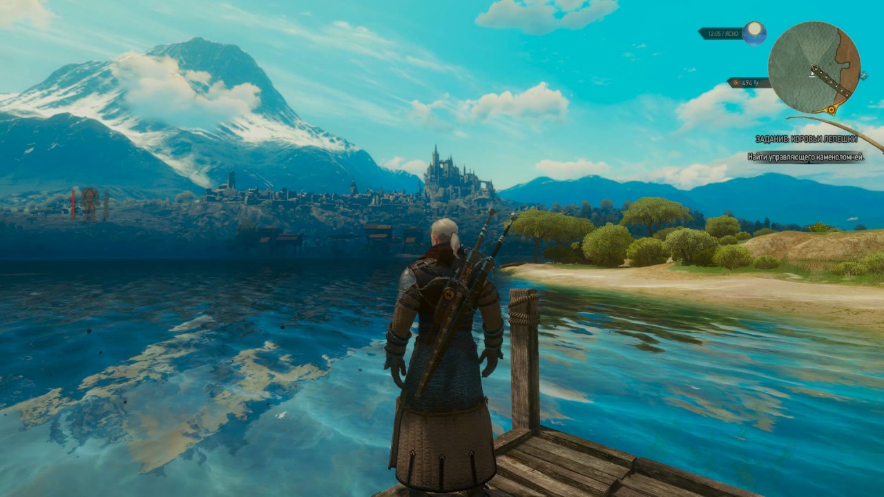 Water in witcher 3 - YouTube