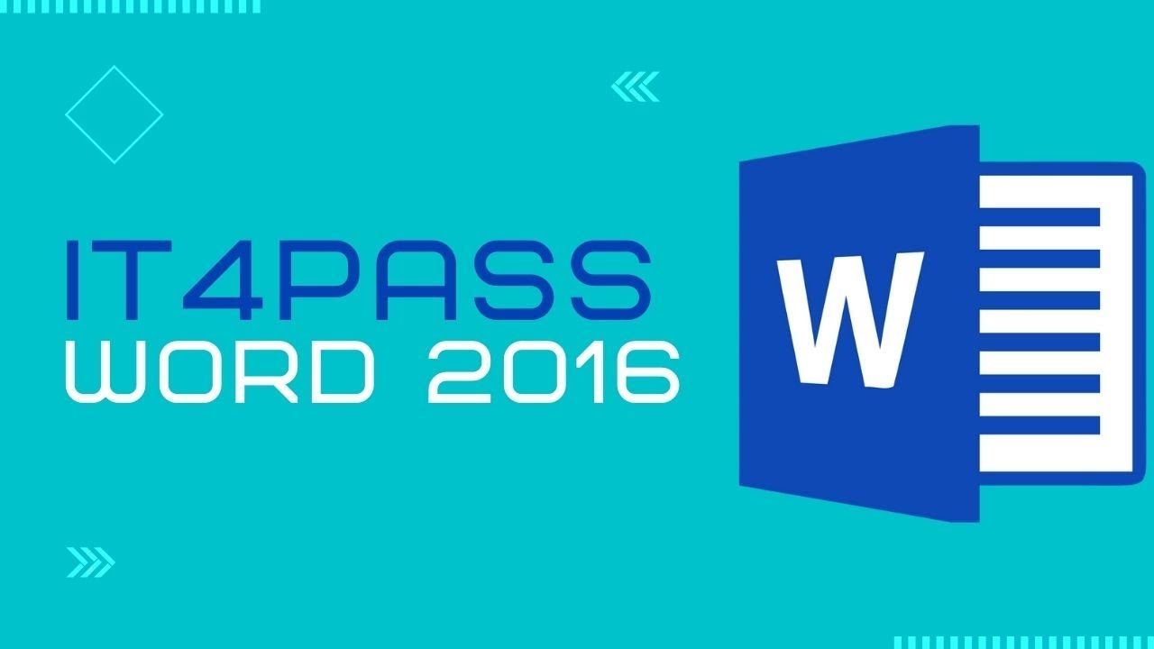 Microsoft Word 2016 1 - YouTube