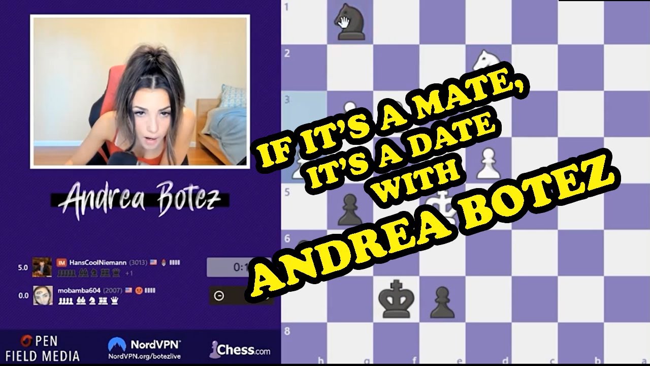 Chess date- can he make it...? IM Hans Niemann vs Andrea Botez l Chess ...