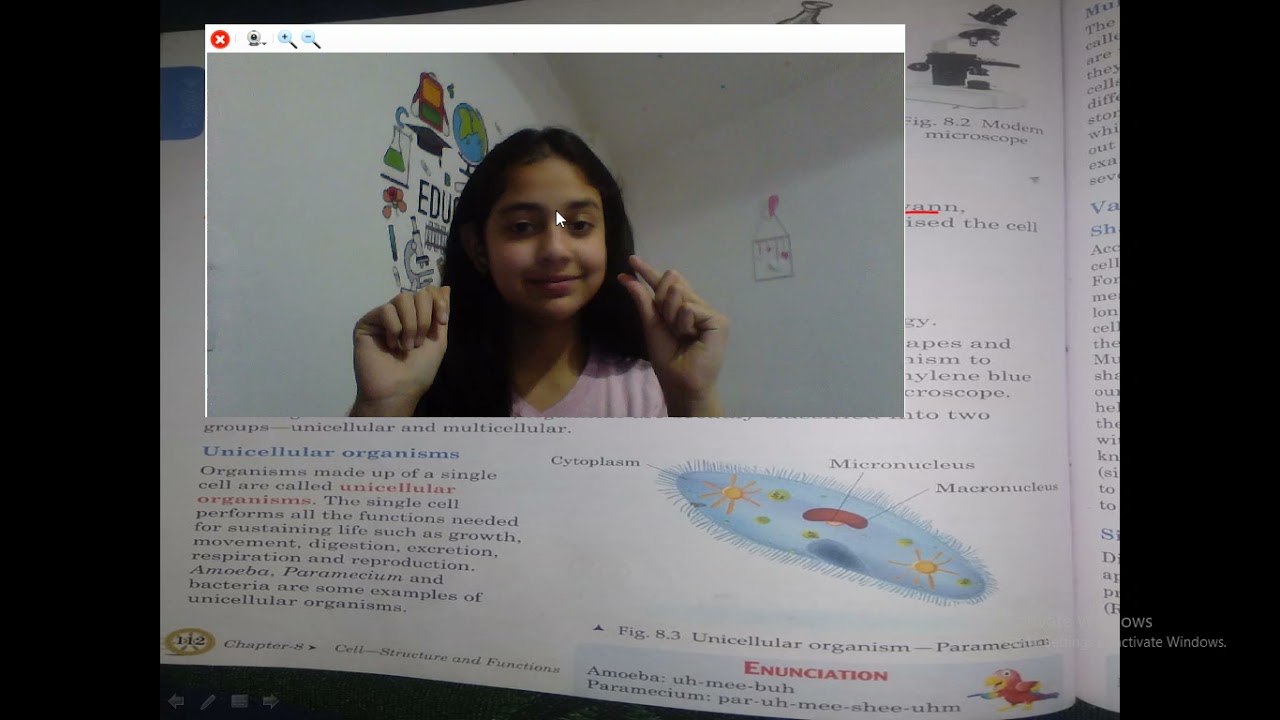 Cell- Structure and functions Class 8 Science | Expanded Universal ...