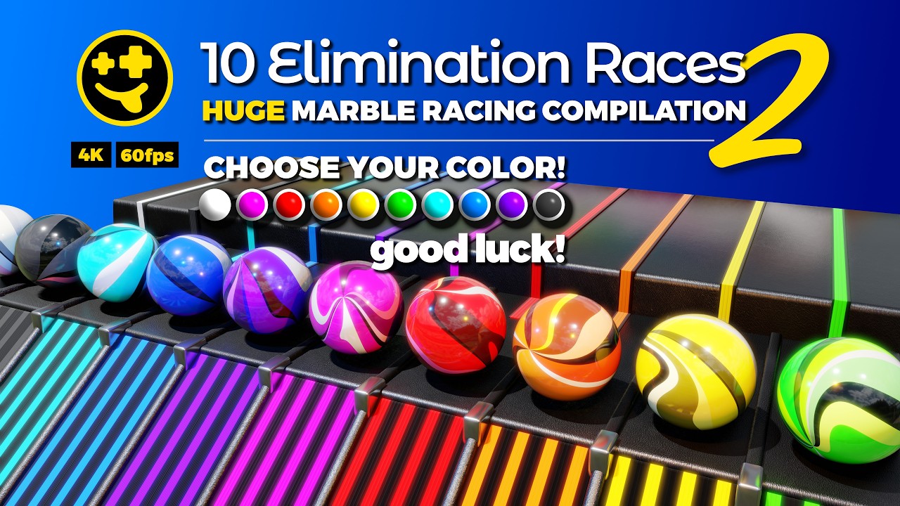 *TEN* Marble Races 2! Elimination Races Compilation | #marbles # ...