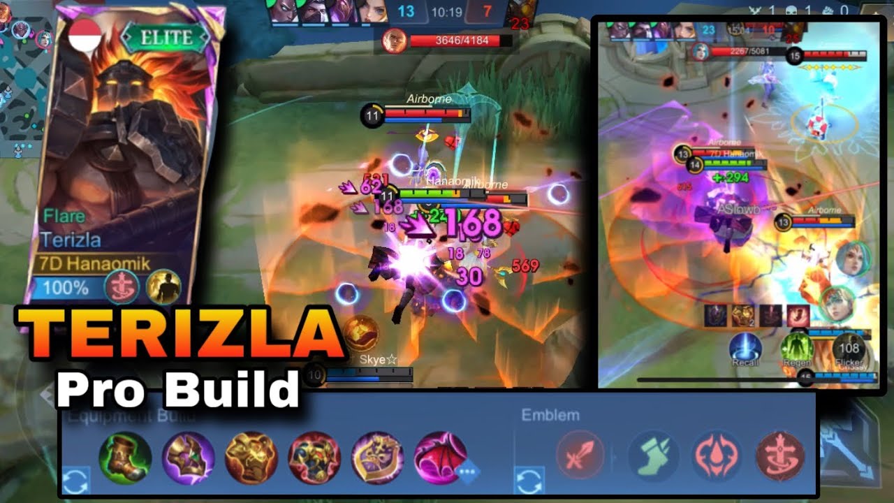 TERIZLA INSANE ULTIMATE | PRO BUILD | MOBILE LEGENDS - YouTube