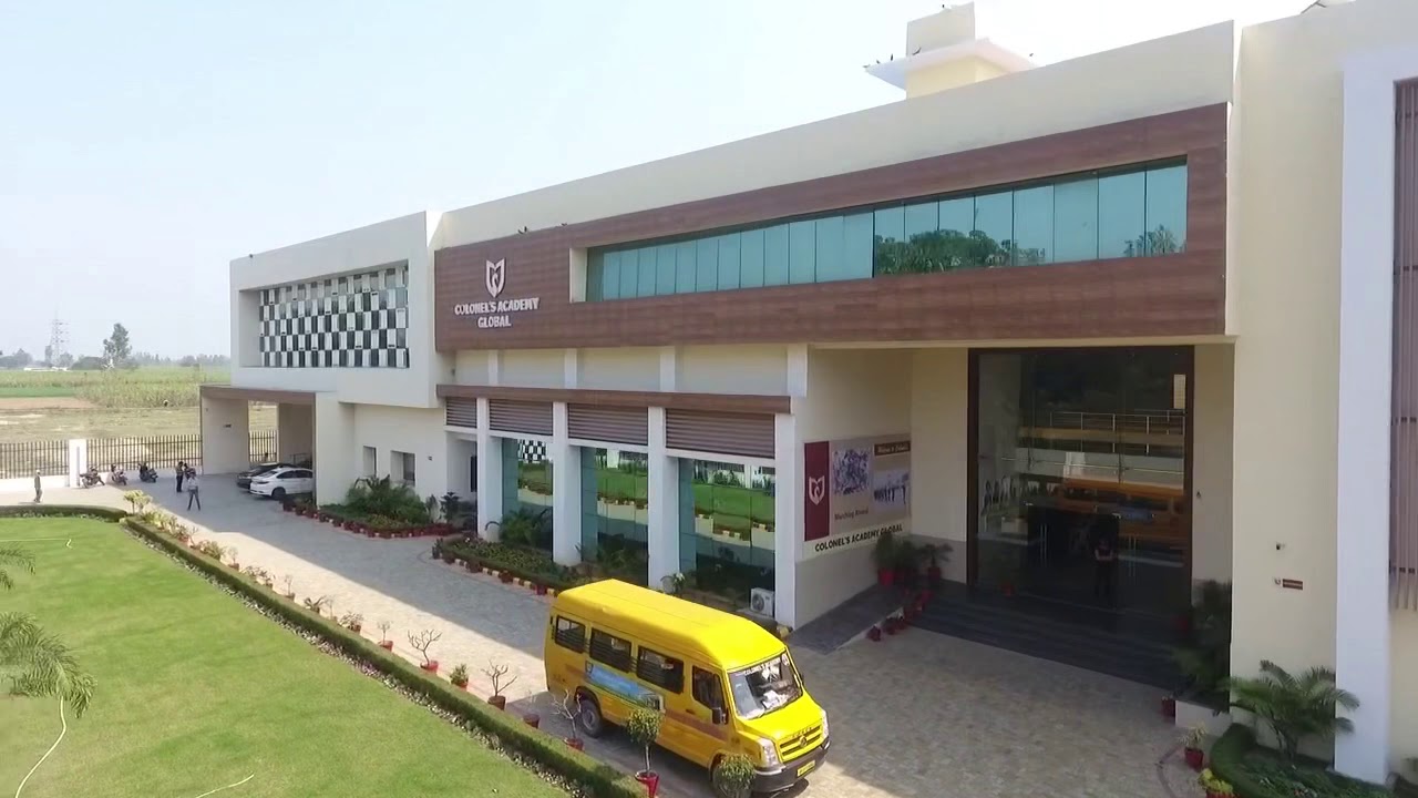 Colonel's Academy Global Shahjanpur, an Aerial view of School Campus ...