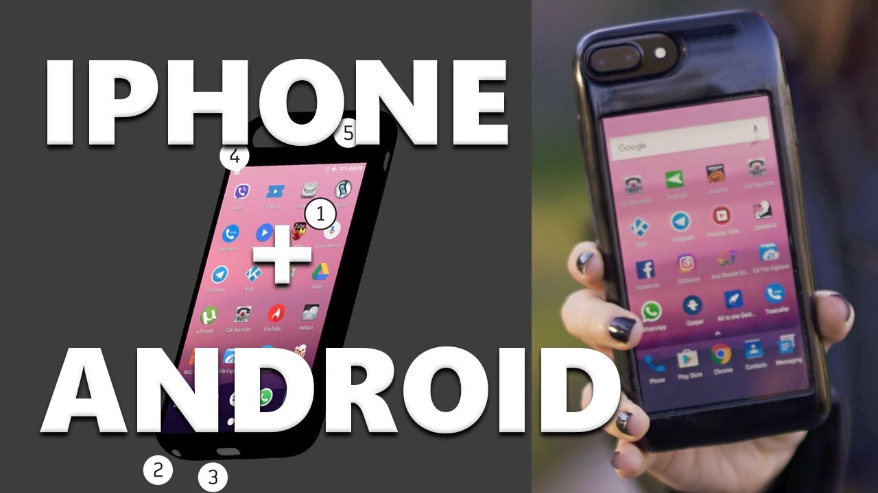 X1 Eye - The iPhone Case That Adds Android to Your Phone - YouTube