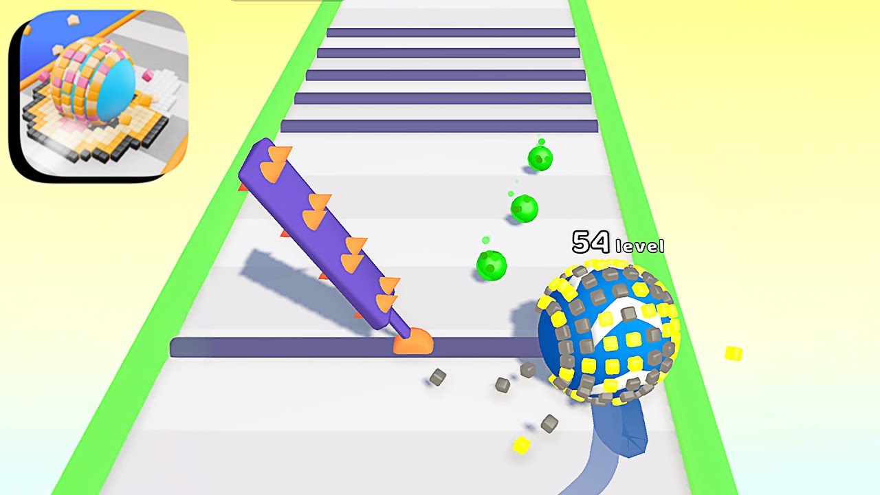 Rolling Paint Runner - All Levels Gameplay Android,ios (Part 7) - YouTube