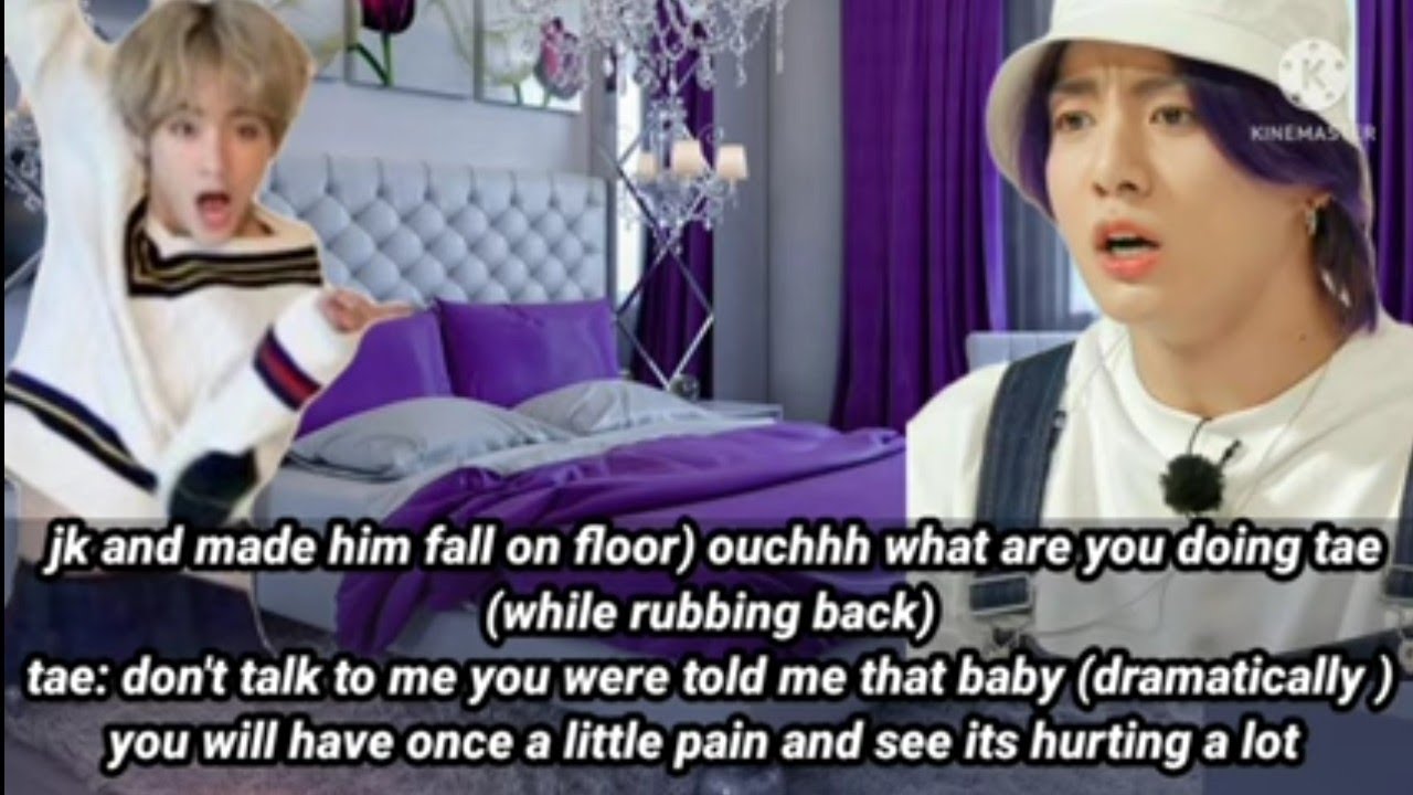 taekook ff feat.jimin//I can sense you//episode 8// when tae scared ...