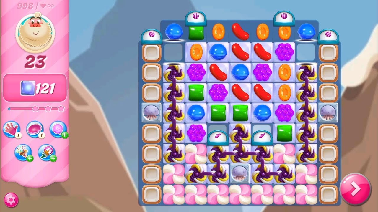 Candy Crush Saga LEVEL 998 NO BOOSTERS (new version)🔄 - YouTube